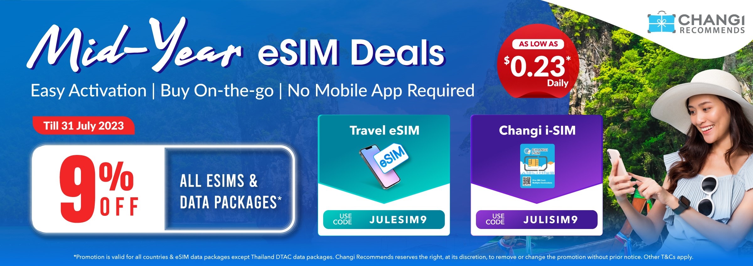 Unlimited Data Travel eSIMs | Changi Recommends