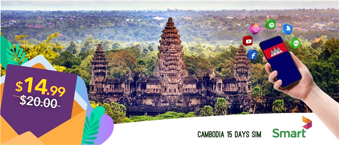 Cambodia 15 Days Sim Card - Changi Recommends