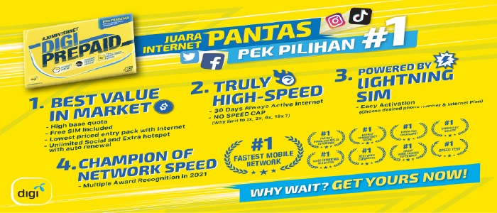 Malaysia Sim Card Digi 5GB - Changi Recommends