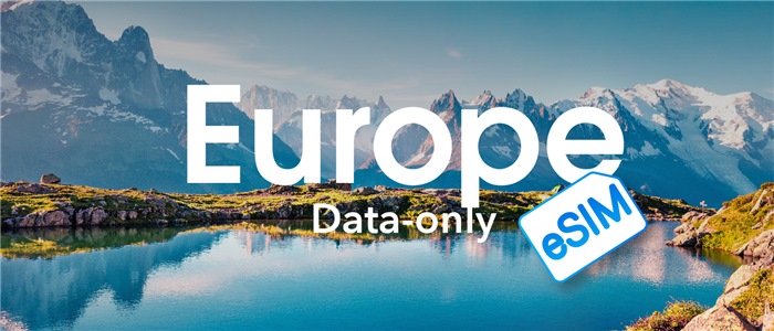 Europe Sim Card 8GB - E-sim - Changi Recommends