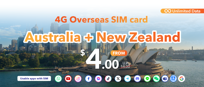 Australia & New Zealand Prepaid Sim Card - [500MB] Daily High Speed ...