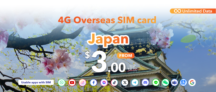Japan Prepaid Sim Card - [500MB] High Speed Daily; Unlimited Data - 1 Day - Changi Recommends